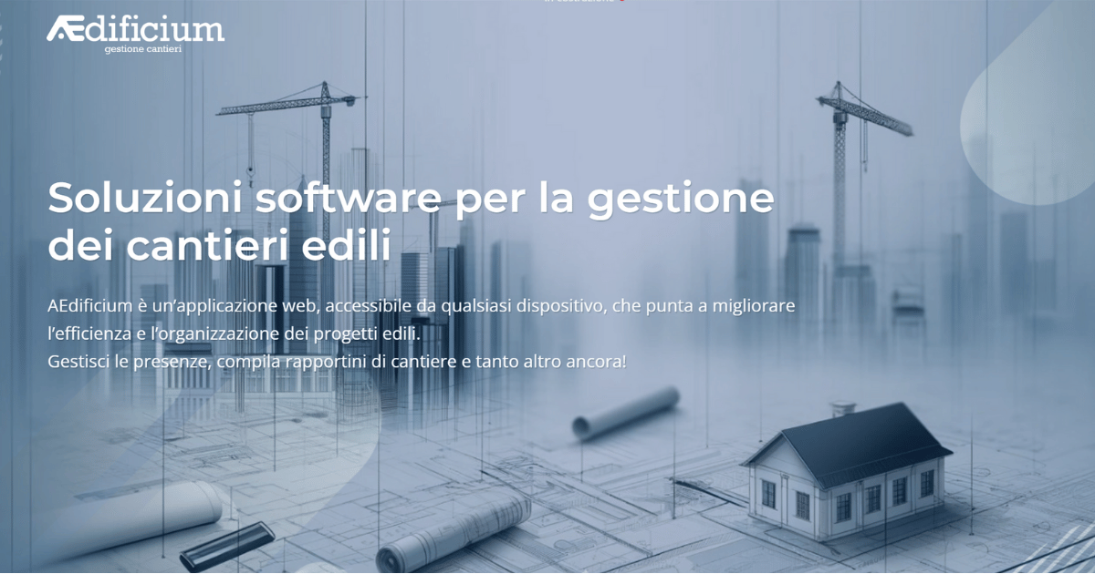 AEdificium | Software Gestione Cantieri